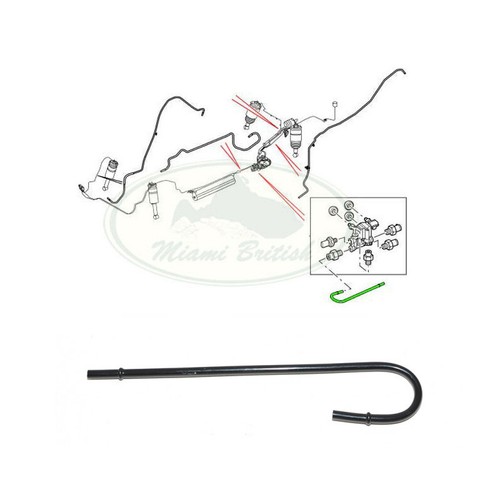 LAND ROVER AIR SUSPENSION PIPE SUPPLY TO VALVE BLOCK LR3 LR4 RR SPORT ...