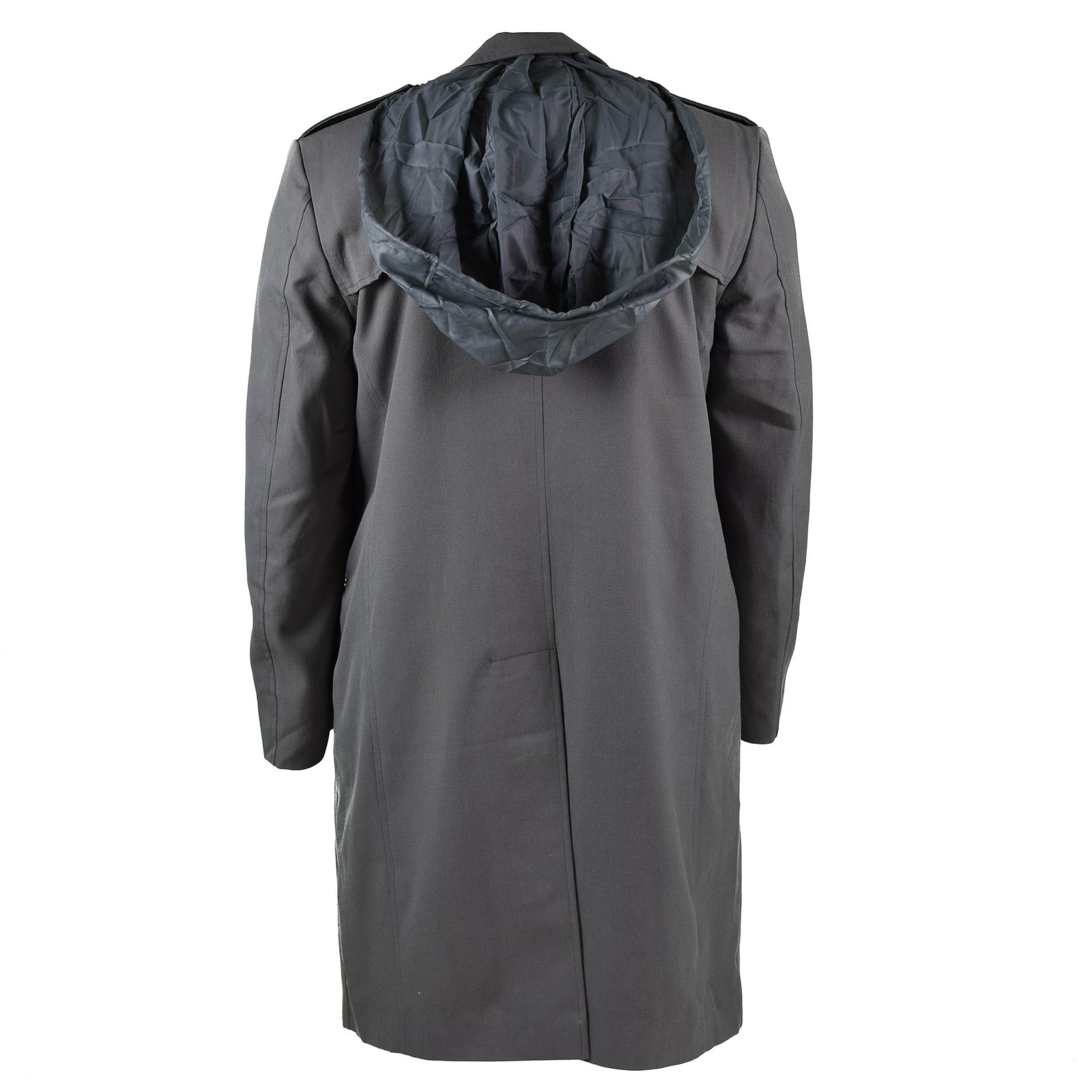 Genuine Italian army Coat Grey long officer trench coat with lining | eBay