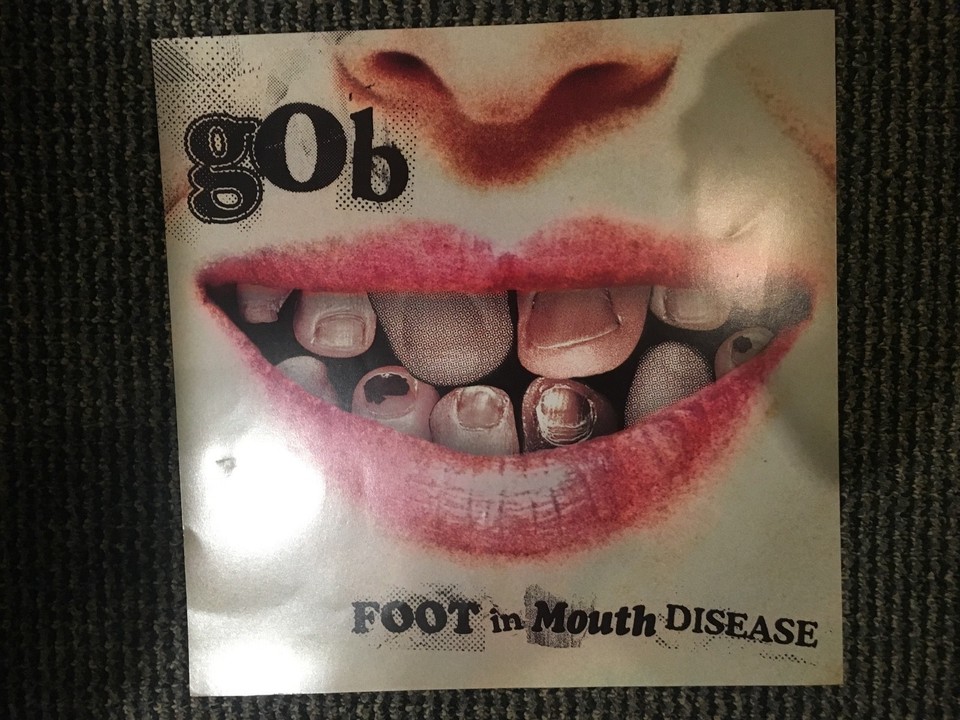 GOB PUNK BAND SIGNED 12 X 12 POSTER ALL FOUR PROMO FOOT IN MOUTH ...
