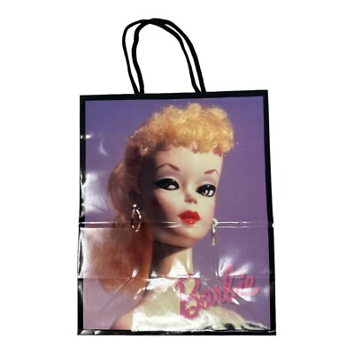1996 Vintage Hallmark Barbie Gift Bag 8 inch X 9.5 inch Mattel | eBay
