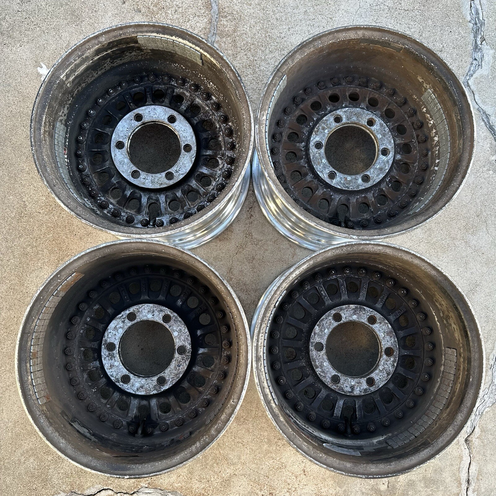 15" 6x139 JDM Work 5 Spoke Wheel Toyota Montero Datsun Landcruiser Repu ...