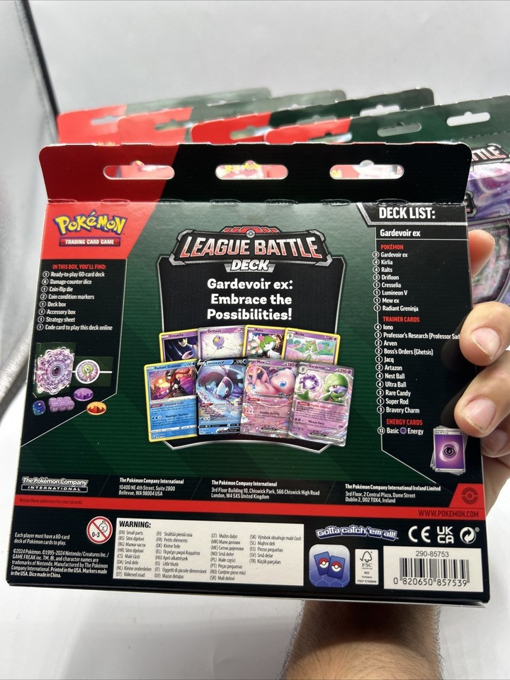X5 Pokemon TCG League Battle Deck Gardevoir Ex - NEW & SEALED BOXES ...
