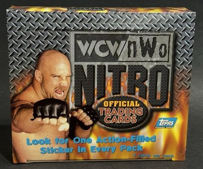 1999 Topps WCW/nWo Nitro Goldberg/Nash/Hart*Box Display*Trading Cards ...