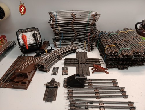 Vintage Lionel 027 Gauge Metal Train Tracks Lot of 60 Curved, Straight ...