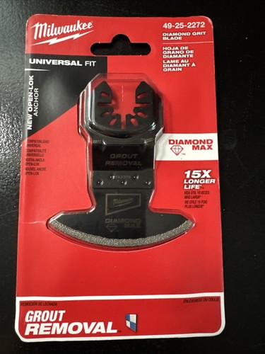 Milwaukee 49-25-2272 Diamond Grit Max Grout Removal Oscillating Multi ...
