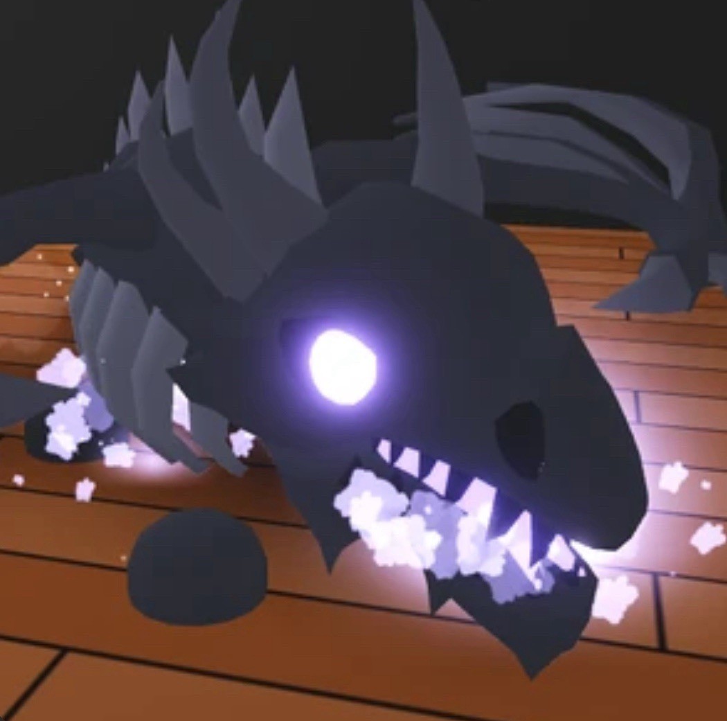 Adopt Me Neon Fly Ride Shadow Dragon Collectible Roblox Virtual Pet | eBay