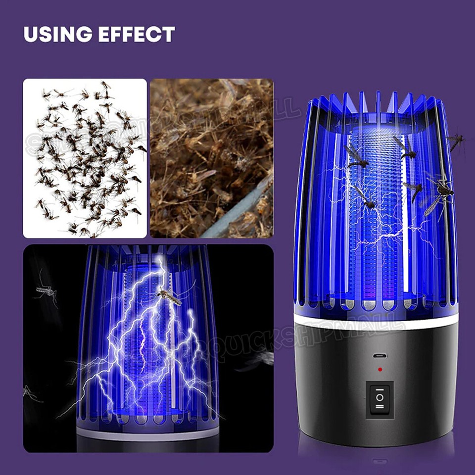 Electric Mosquito Killer Lamp Fly Trap Insect Bug Zapper Catcher UV ...