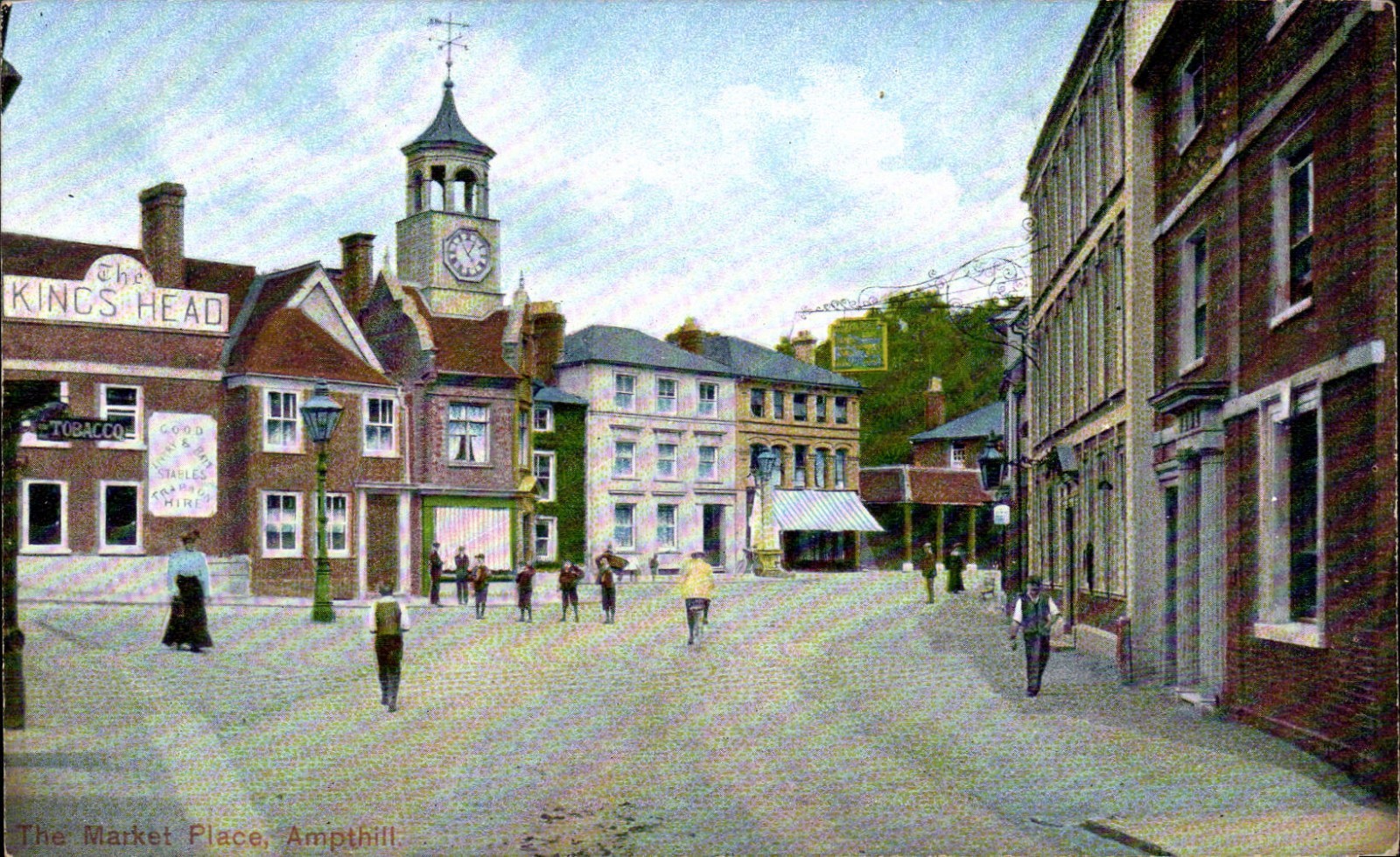 Ampthill. The Market Square in Blake & Edgar's Picturesque Bedfordshire ...
