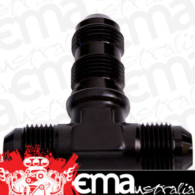 Aeroflow AF834-03BLK Bulkhead Tee -3AN Black Bulkhead On Side | eBay