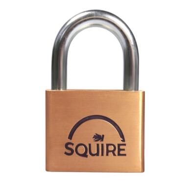 L30124 - SQUIRE Lion Brass Open Shackle Padlock KA - 40mm KA1 LN4 KEY ...