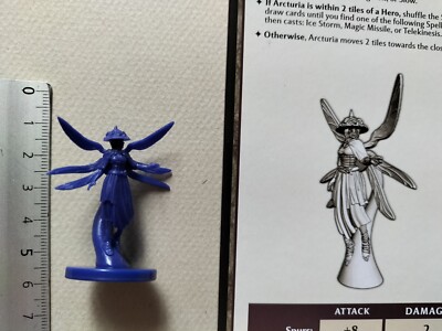 ARCTURIA UNDEAD 39/44 D&D DUNGEON OF THE MAD MAGE MINIATURE+EN CARD ...