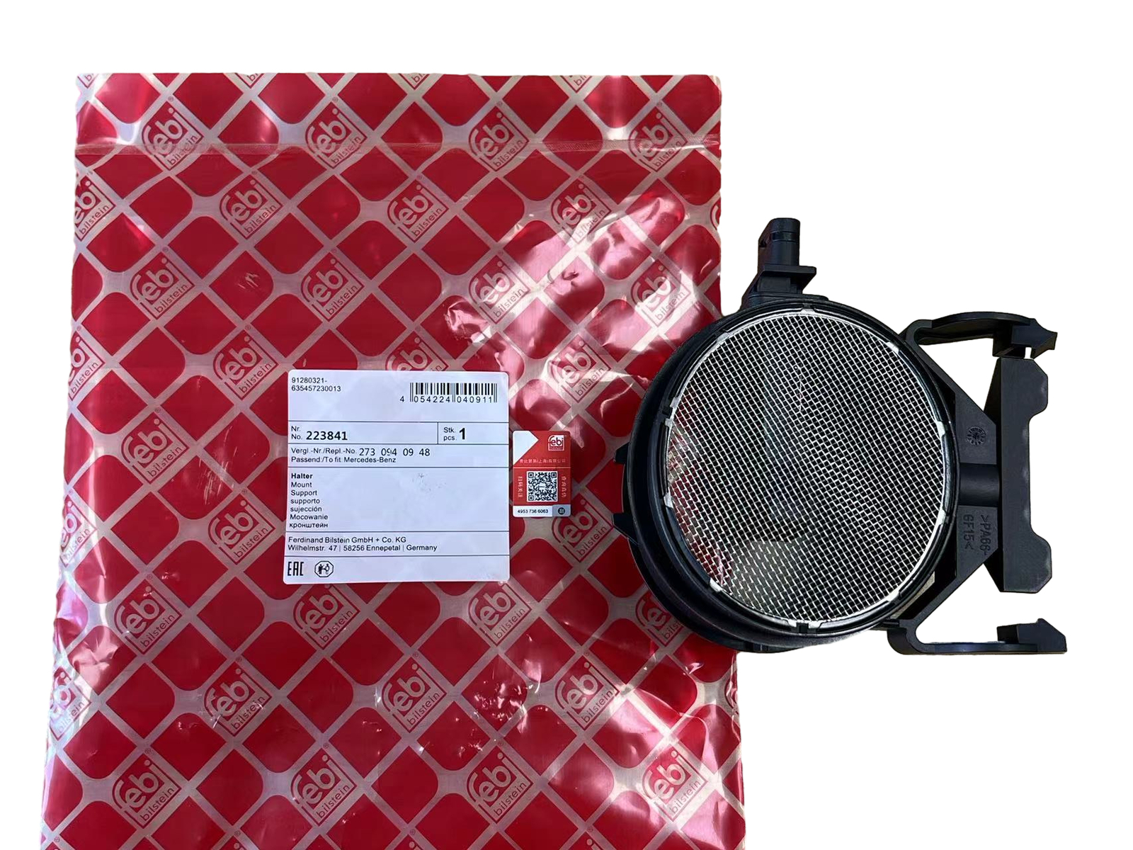 OEM FEBI 2730940948 Mass Air Flow Sensor for Mercedes-Benz W204 C250 ...