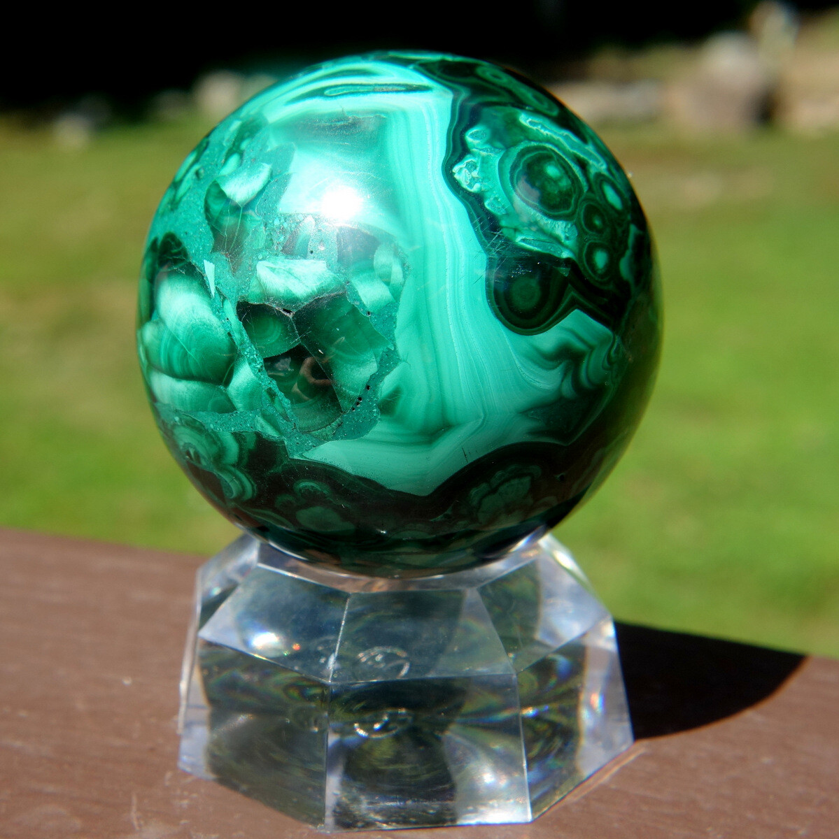 Green Malachite Sphere / Crystal Ball ~ DRC | eBay