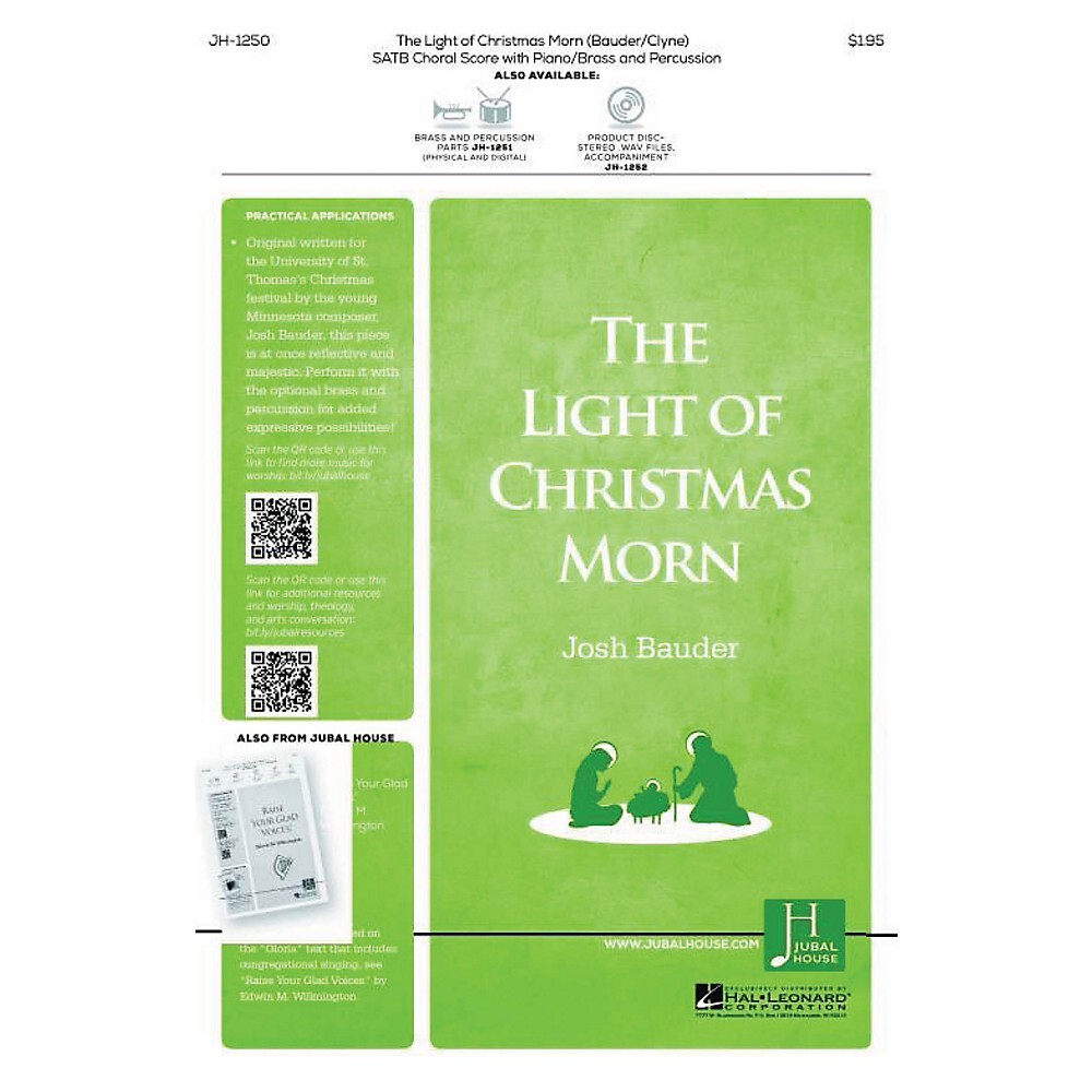 Jubal House Publications Light of Christmas Morn SATB Composed by Josh ...