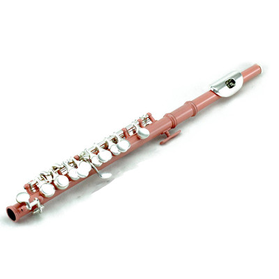 HOLIDAY-SALE! Band Approved SKY Pink Piccolo Flute w Silver Keys ...