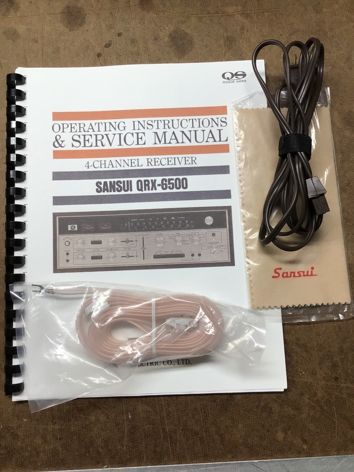 Sansui QRX 6500- 4/2 channel quad stereo receiver | eBay