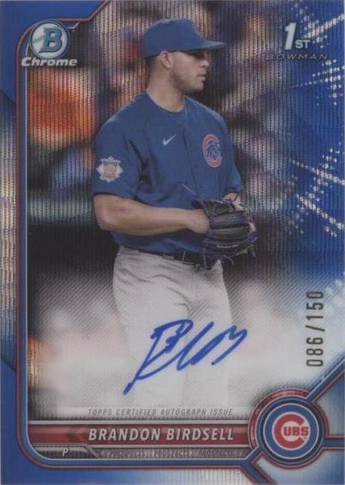 2022 Bowman Draft - Chrome Draft Pick Autographs Brandon Birdsell #CDA ...