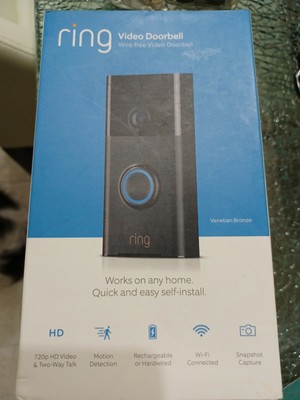 Ring Wi-Fi Enabled Video Doorbell Venetian Bronze 852239005048| eBay