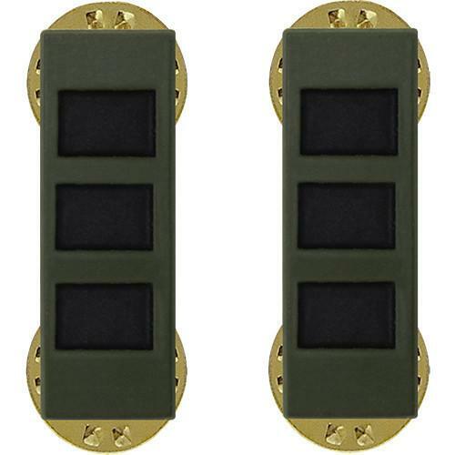 Army Insignia Rank Chief Warrant Officer 3 CW3 Subdued Green Black Pin ...