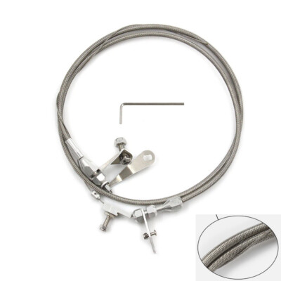 For Ford C6 Transmission Kick Down Cable Kit Stainless Steel F53702 US ...