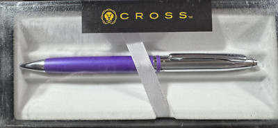 Cross Avitar Purple & Chrome Executive Ballpoint Pen, Brand New | eBay
