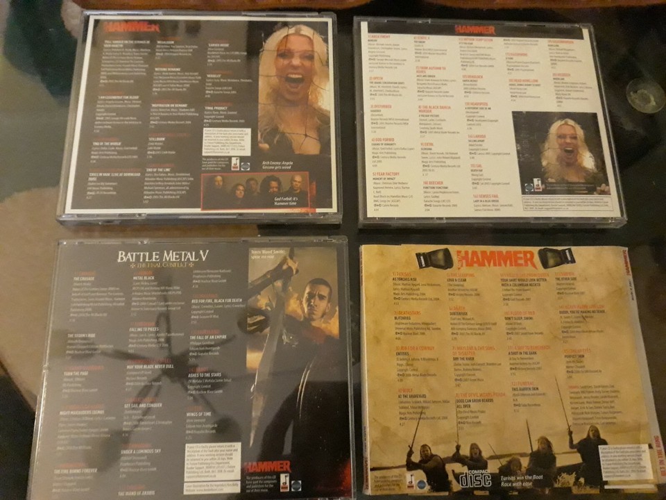Lot of 4 metal hammer cds-various artists | eBay