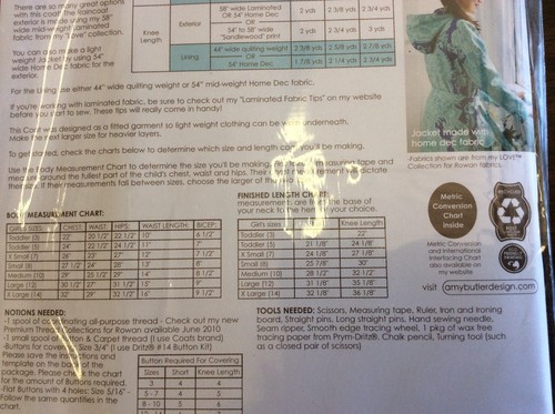 AMY BUTLER HOODED RAINCOAT & RUNABOUT JACKET-SIZE 3-6 T & 7-14-2 ...