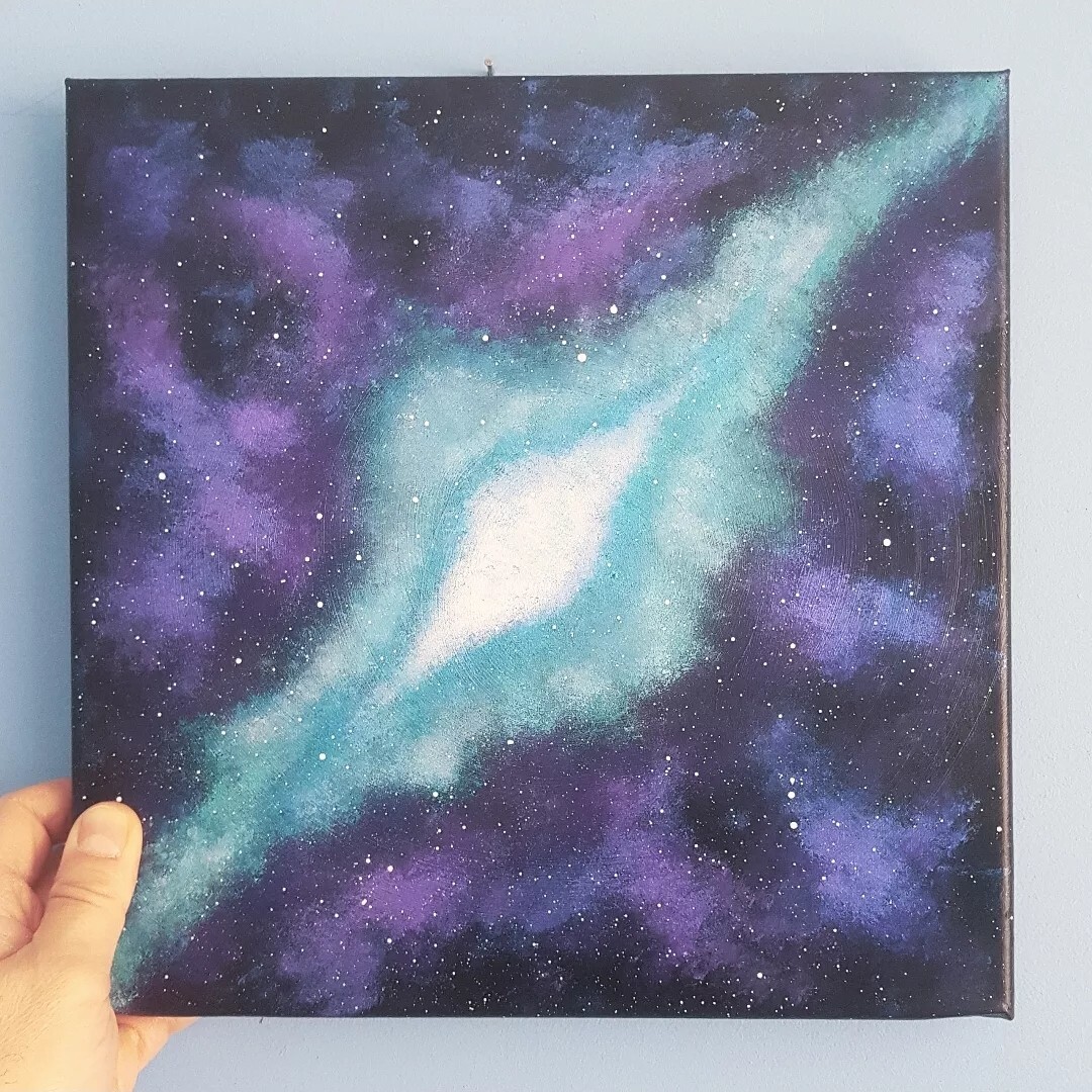 Nebula A Painting In Photoshop Space Art Photoshop Drawing Textured