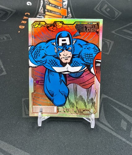 2024 UD Marvel Infinity Trilogy Captain America Rainbow Base #8 | eBay