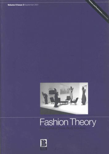 Fashion Theory Ser.: Fashion Theory Vol. 5 : The Journal of Dress, Body ...