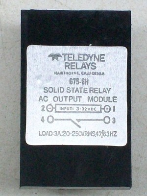 NEW TELEDYNE SOLID STATE RELAY 675-6H FK | eBay