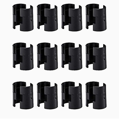 24 Pcs Wire Shelving Clips for 1 inches Post, Plastic Shelf Locking ...