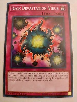 Deck Devastation Virus *Common* SR06-EN032 1st Edition NM | eBay