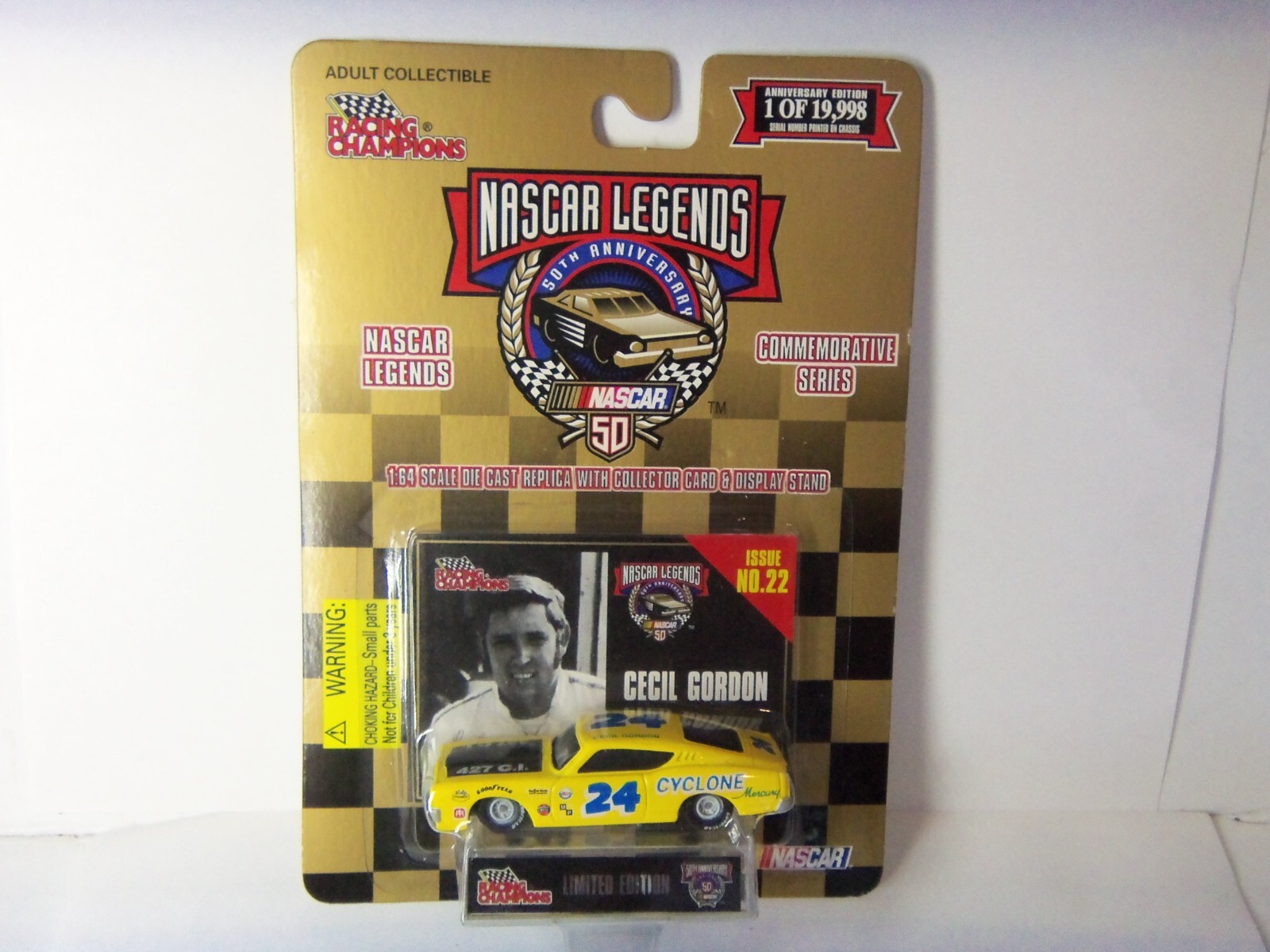 RACING CHAMPIONS NASCAR LEGENDS #24 CECIL GORDON MERCURY CYCLONE | eBay