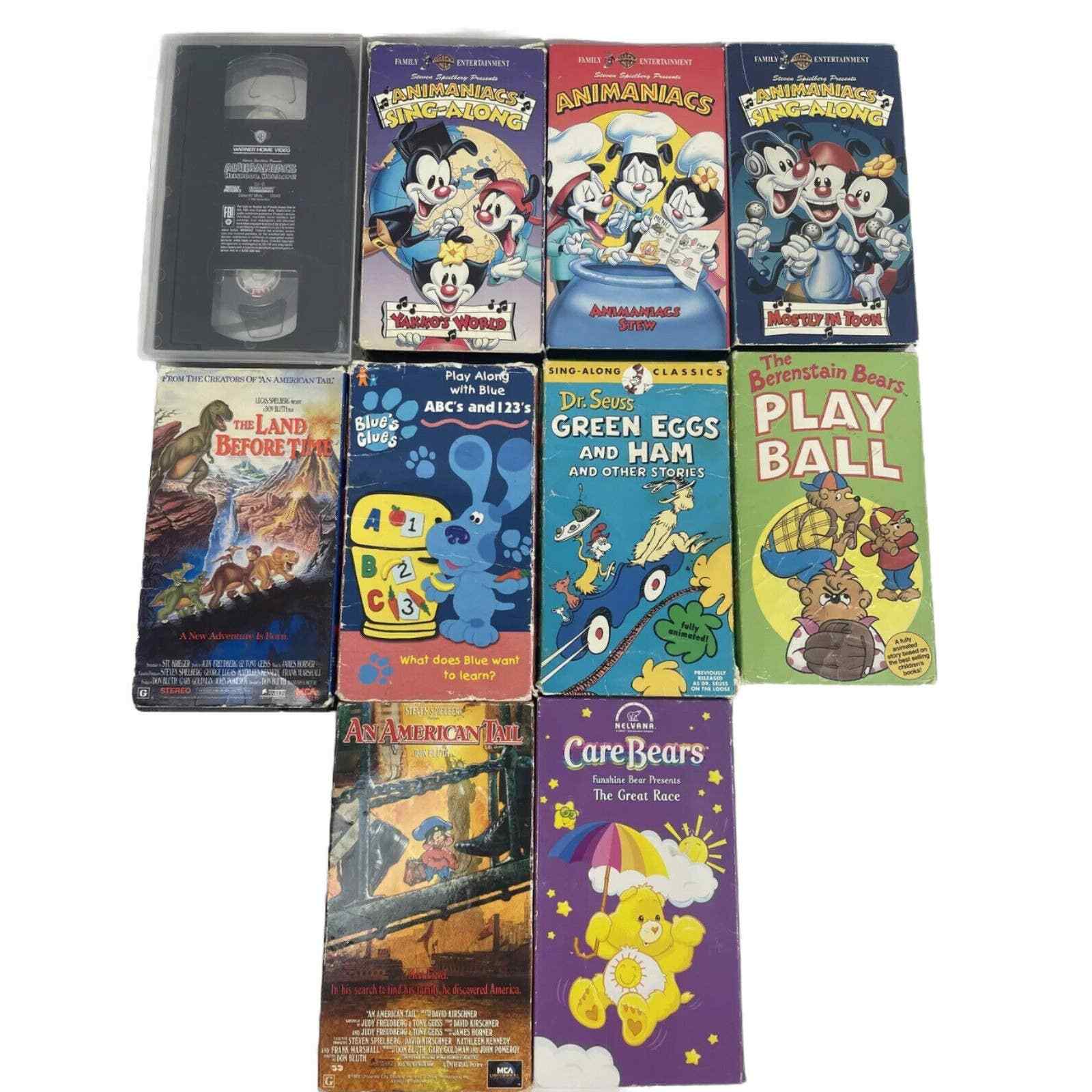 Vtg KIDS MOVIES (VHS Tapes) ANIMANIACS | Grelly USA