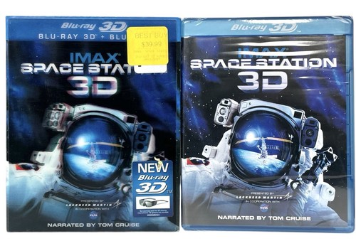 IMAX Space Station Blu-Ray 3D + Blu-Ray combo NASA w/ Lenticular ...