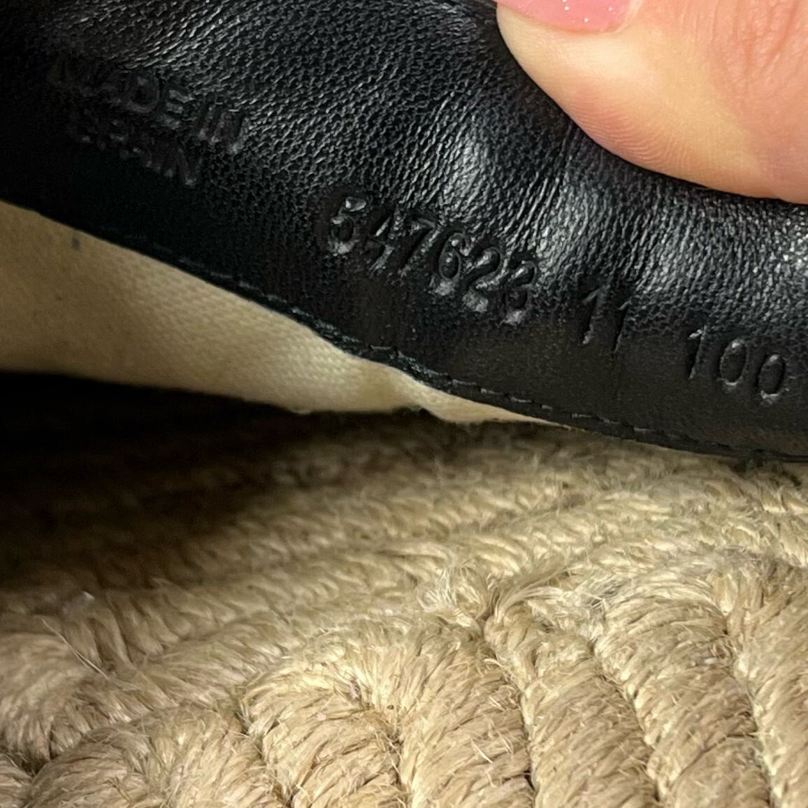 Gucci GG Marmont Espadrilles Nappa Matelasse Black Leather Gucci GG Marmont Espadrilles Nappa Matelasse Black Leather