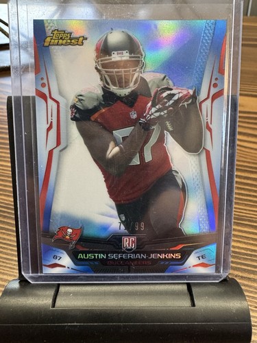 2014 TOPPS FINEST BLUE REFRACTOR AUSTIN SEFERIAN-JENKINS RC #104 ...