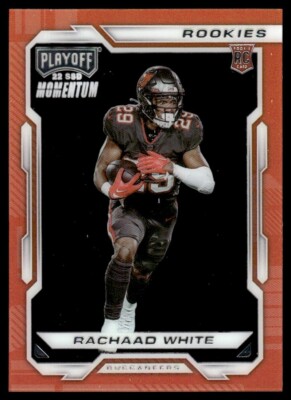 2022 Chronicles Playoff Momentum SSD #PMR-38 Rashaad White Buccaneers ...