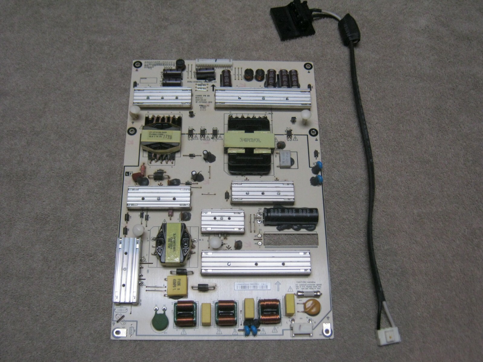 VIZIO E60-D3/V705-H3 Power Supply Board 1P-1173X00-1012, 09-60CAP0D0-00 ...