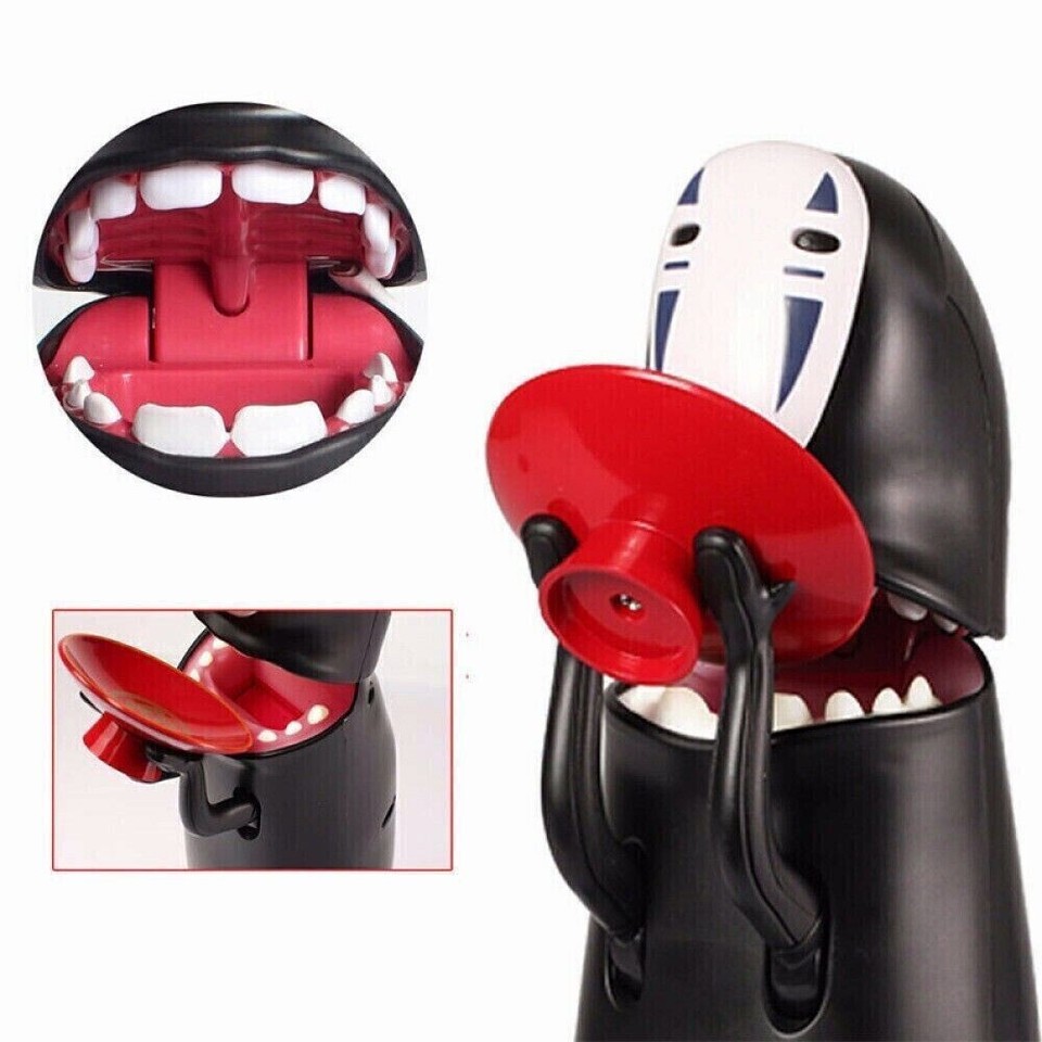 Spirited Away No Face Man Eat Coin Money Box Music Kaonashi Piggy Bank ...