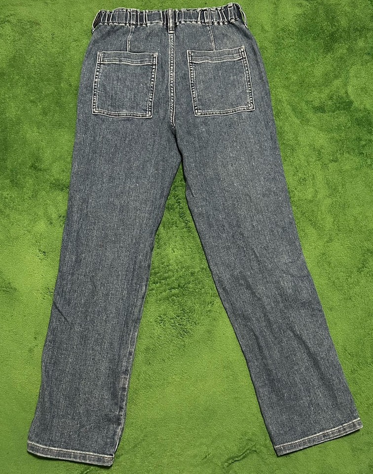 J Crew Elastic Waist Straight Jeans Womens Size 26 Blue NWT MSRP $118 ...