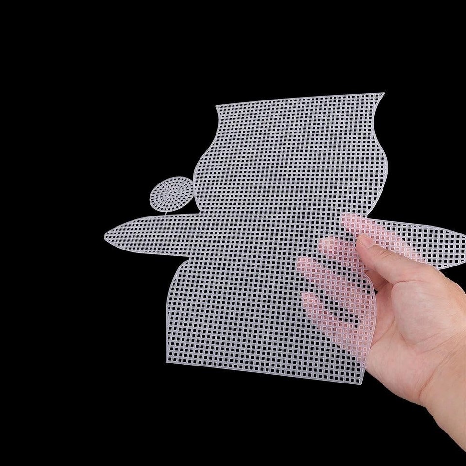 5Pcs Clear Plastic Mesh Sheets, Mini Wallet-Shaped Mesh, Hand-DIY Woven ...