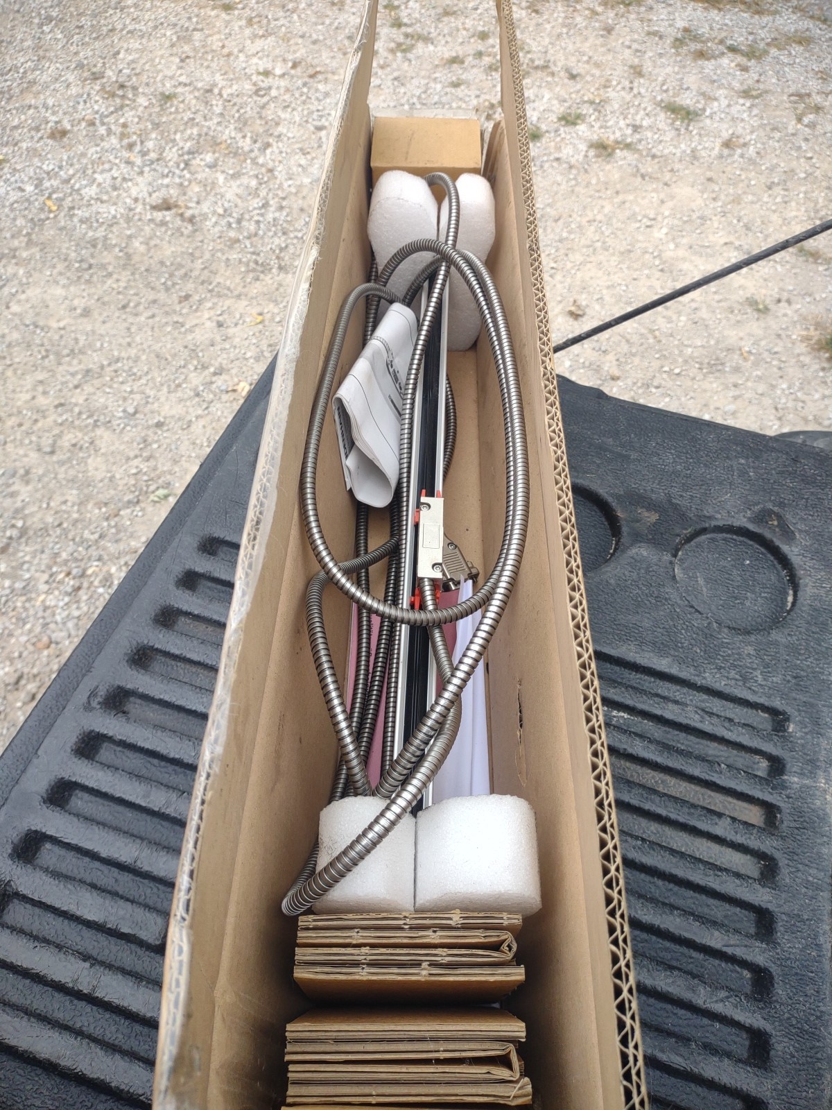 Acu-rite 14" 5UM Linear Glass Scale with D9 13,0 Linear Encoder Armor ...