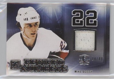2016 Leaf ITG Enshrined Retired Numbers Silver /40 Mike Bossy #RN-25 ...
