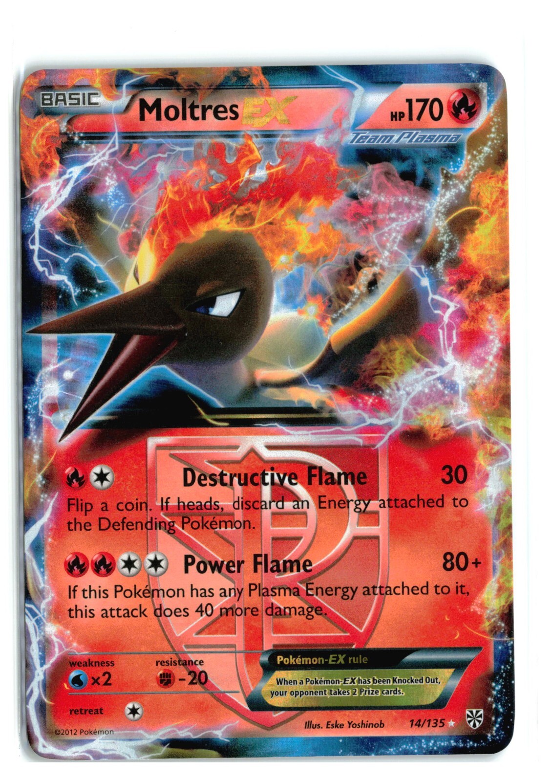 Moltres Ex Pokemon Card