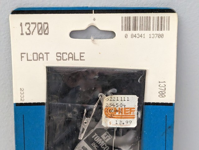 Vintage Tomco 13700 Carburetor Float Weight Scale for sale online | eBay