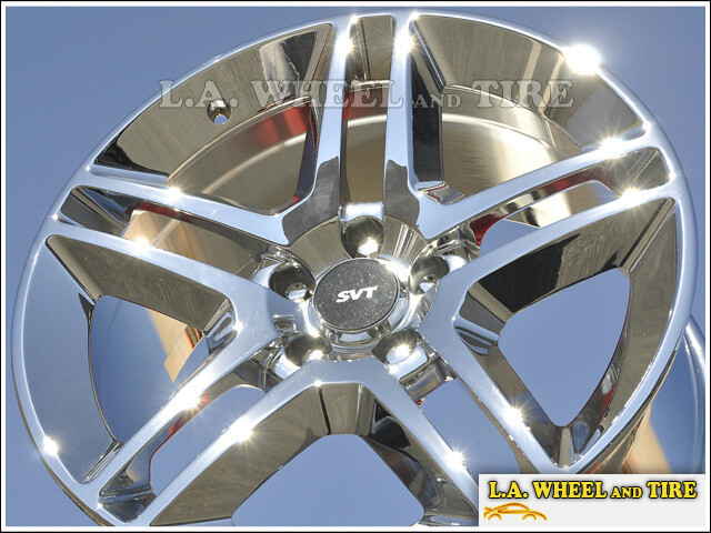 EXCHANGE Set of 4 Chrome 19" Ford Mustang GT500 OEM Factory Wheels Rims ...