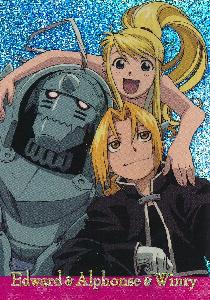 Fullmetal Alchemist Sparkle Chase Card Edward & Alphonse & Winry #SP25 ...