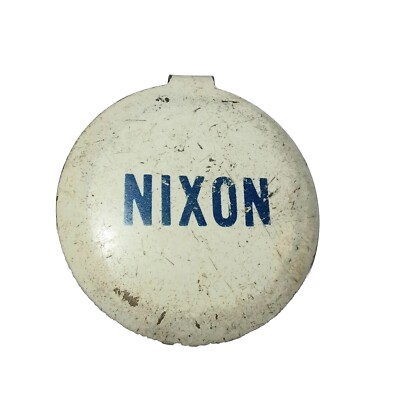 Vintage Richard Nixon Campaign Tab Back Button Presidential Campaign ...